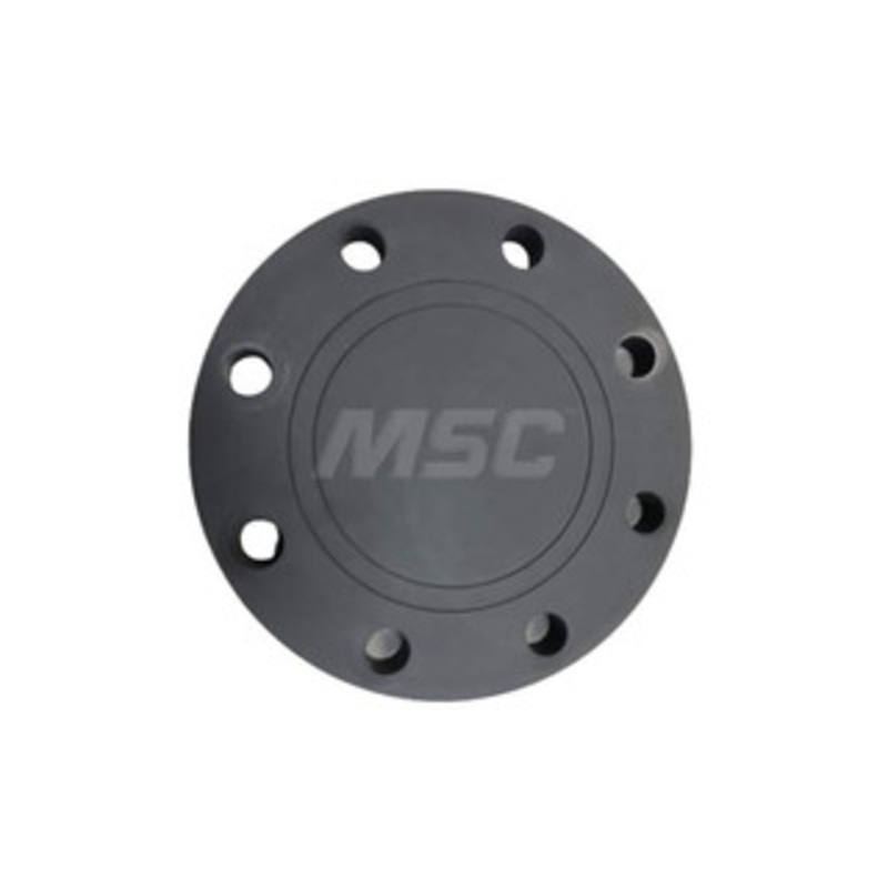PRO-SOURCE 1-1/2 Pipe, 5 OD, PVC Blind Pipe Flange Schedule 80, Gray ...
